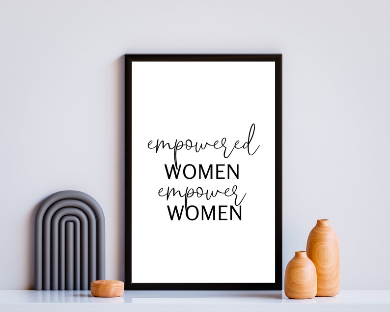 Empowered Women Empower Women | Printable Wall Art | Boss Lady | Girl ...