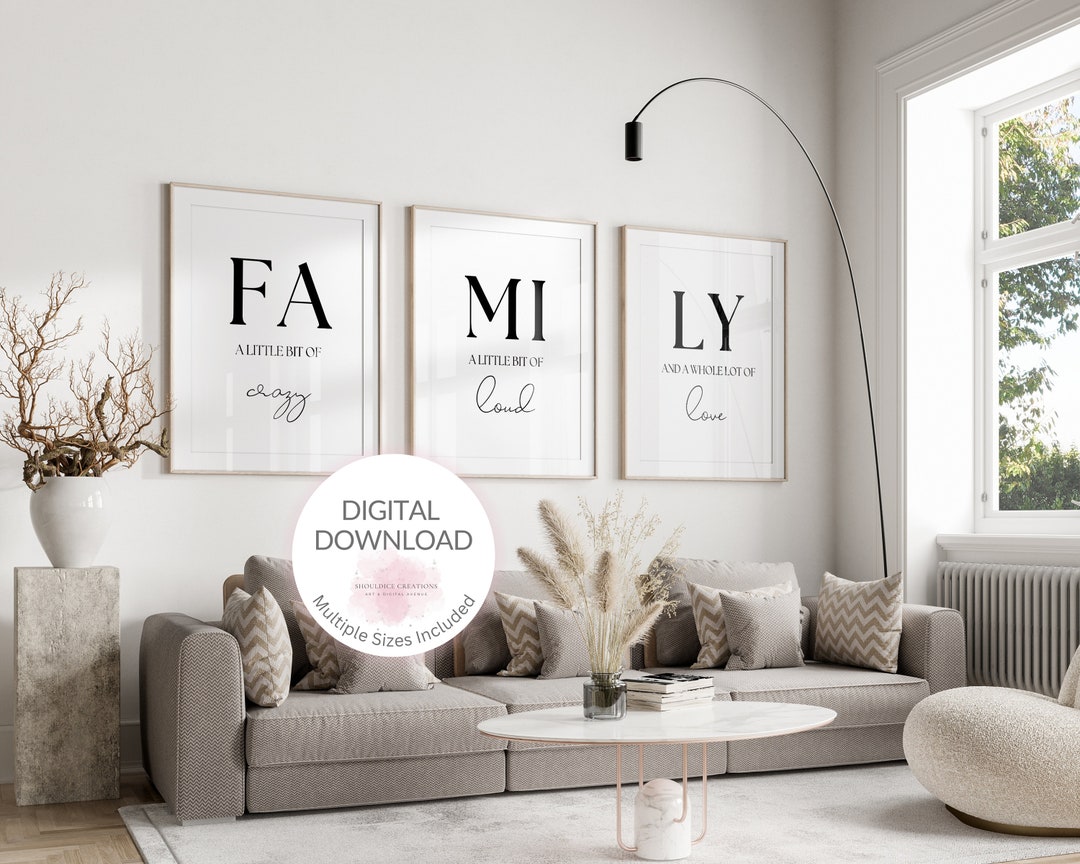 Family Quote | Printable Home Wall Art | Home and Room Decor Signs ...