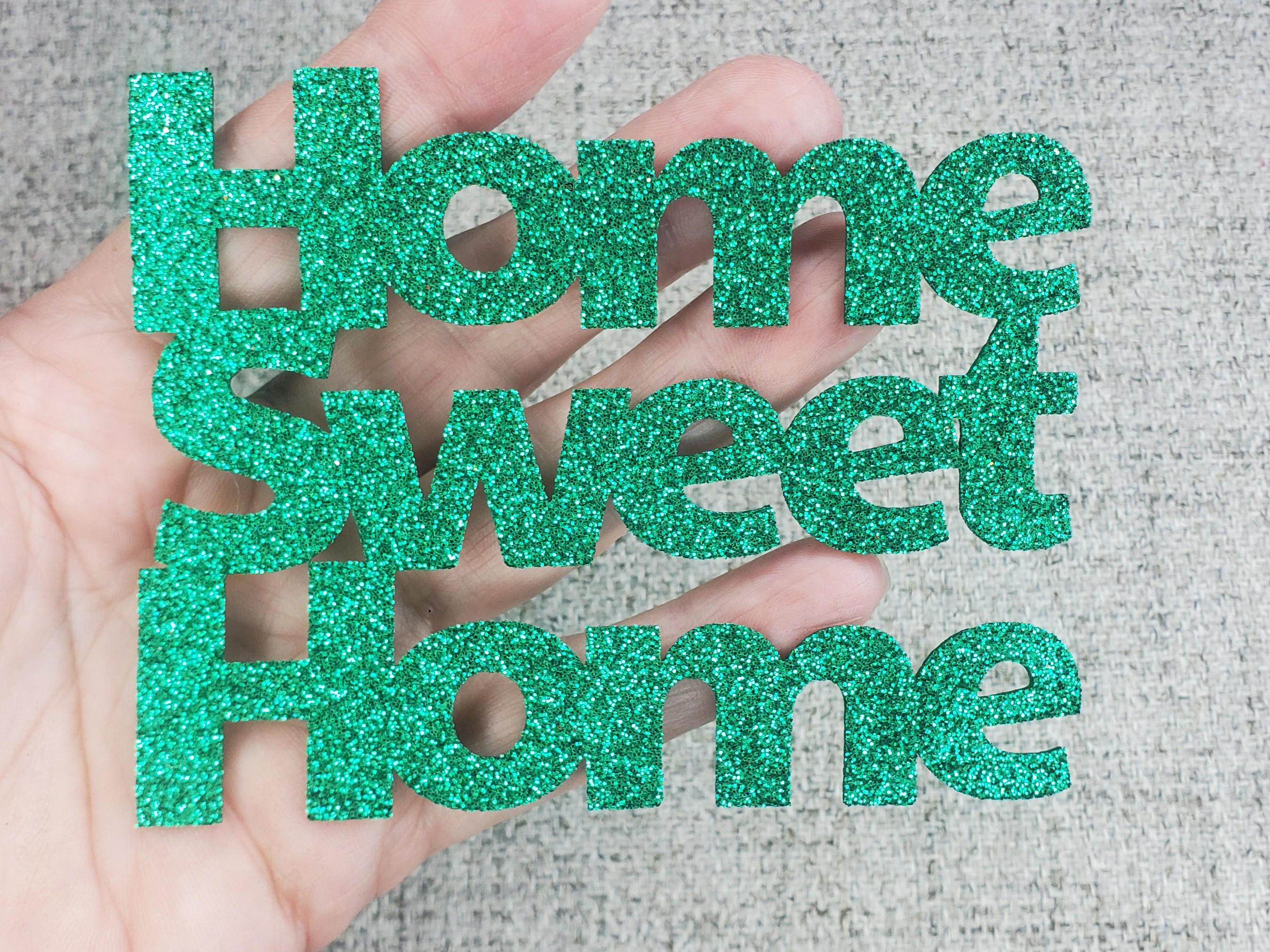 Lightweight Home Sweet Home Word Sign, Laser Cut Craft Shape, EVA Foam ...