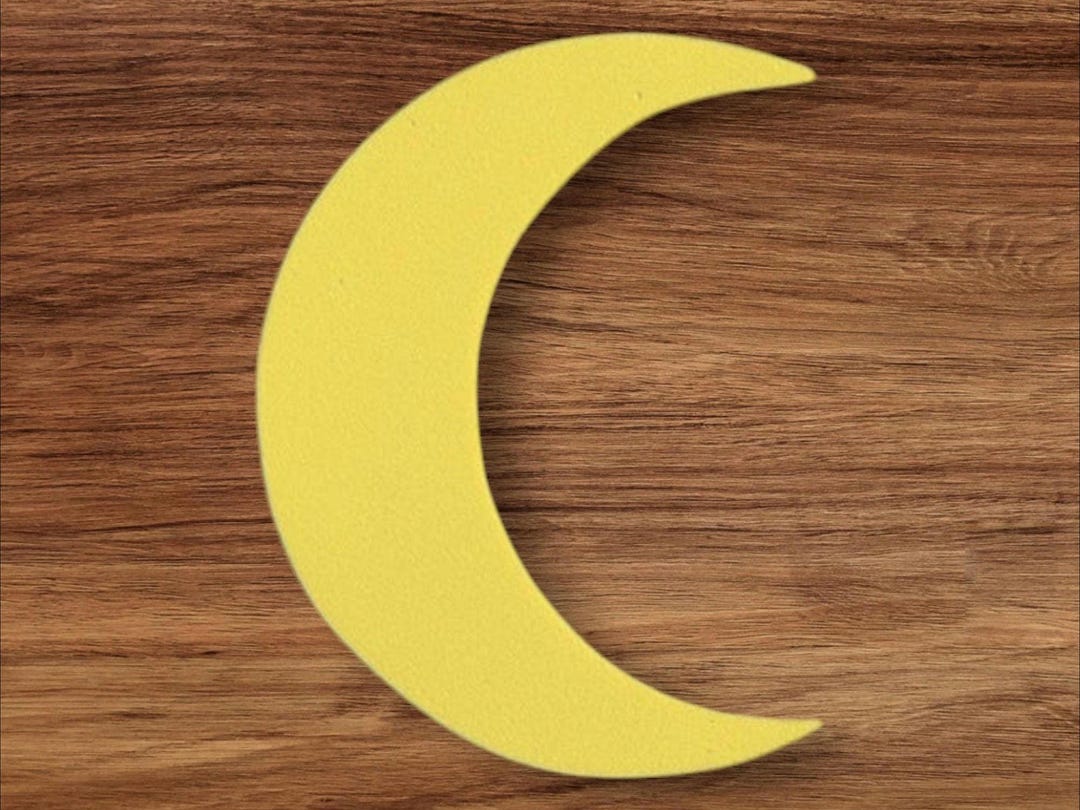 Crescent Moon Wreath Attachment Embellishment,laser Cut Scrapbook ...