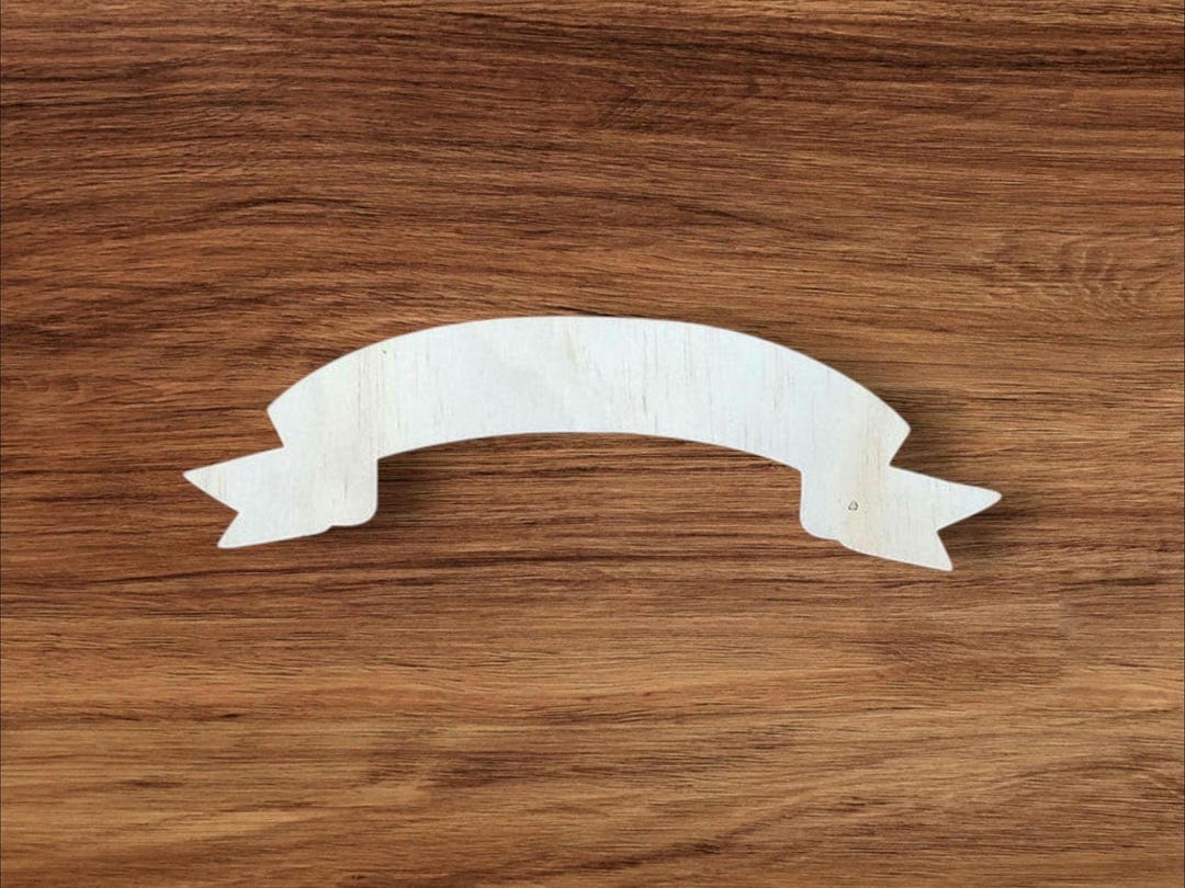 Lightweight Wreath Attachment Ribbon Banner Sign,laser Cut Craft Supply ...