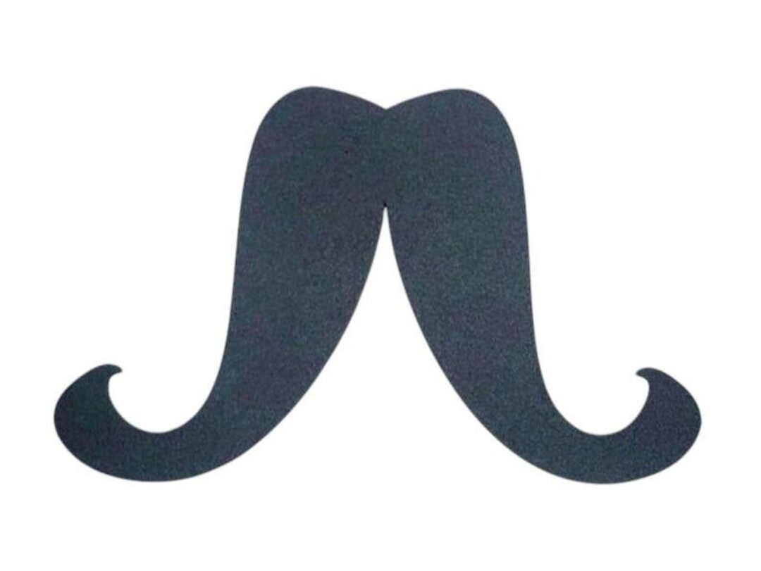 Wreath Attachment Fu Manchu Mustache Embellishment,laser Cut Glitter ...