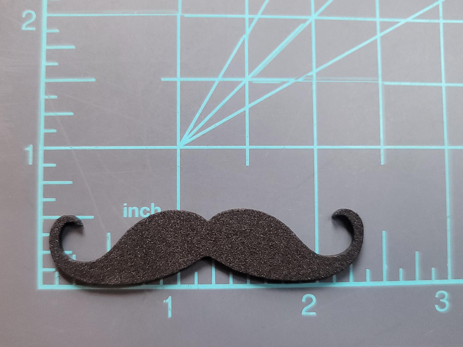 EVA Glitter FOAM Thin Handlebar Mustache Cutouts, Wreath Attachment ...