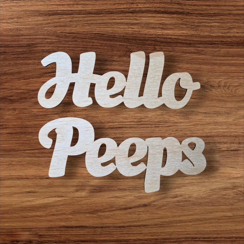 Peeps Cutout - Etsy