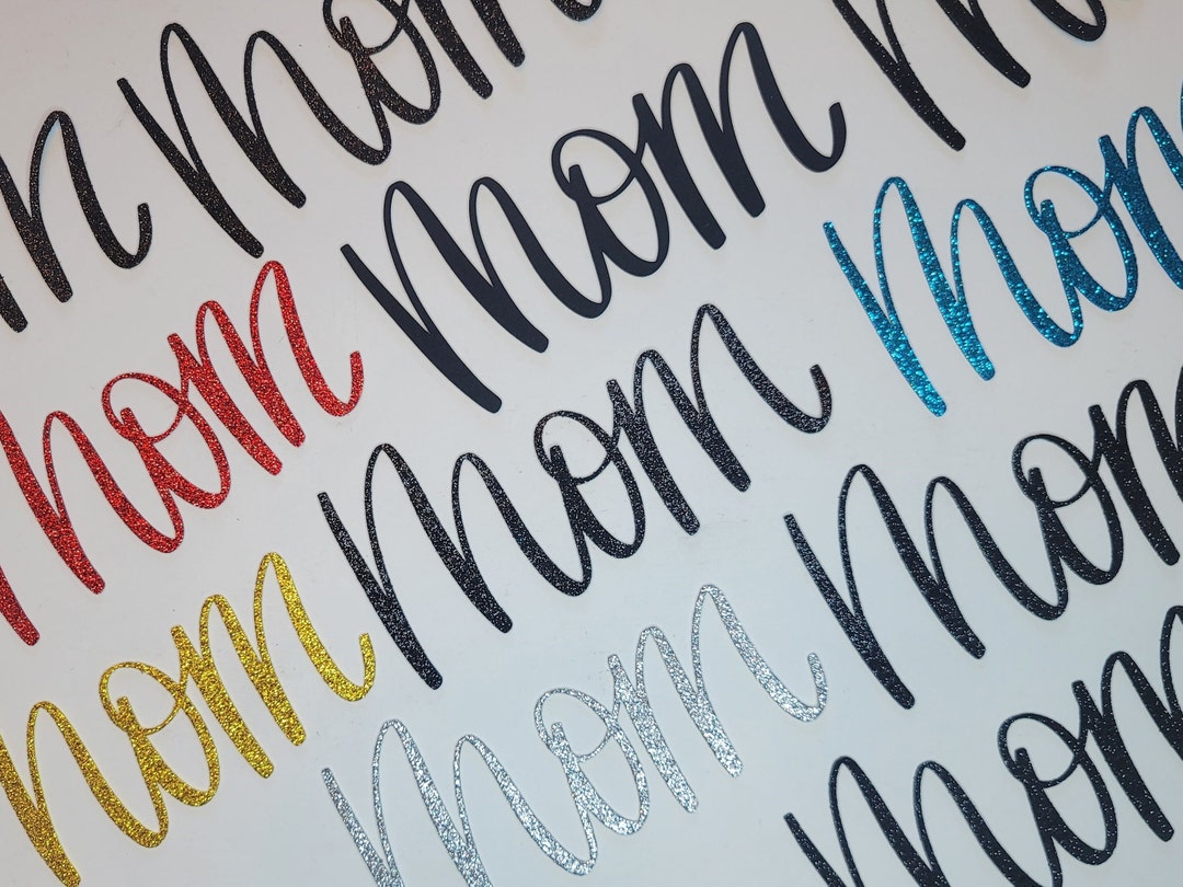 Mom Word Sign 6x3 Wreath Attachments,laser Cut Craft Shape,scrapbooking ...