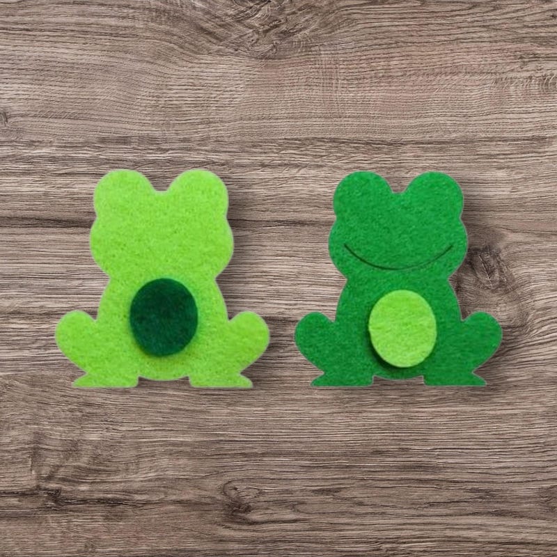 Felt Frog - Etsy