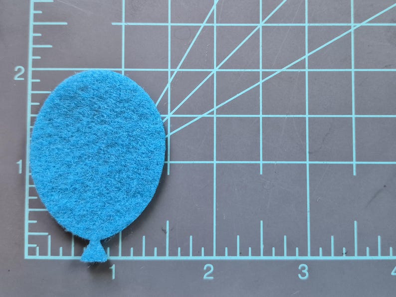 Felt Oval Balloon Cutouts, Wreath Attachment Embellishments, Laser Cut ...