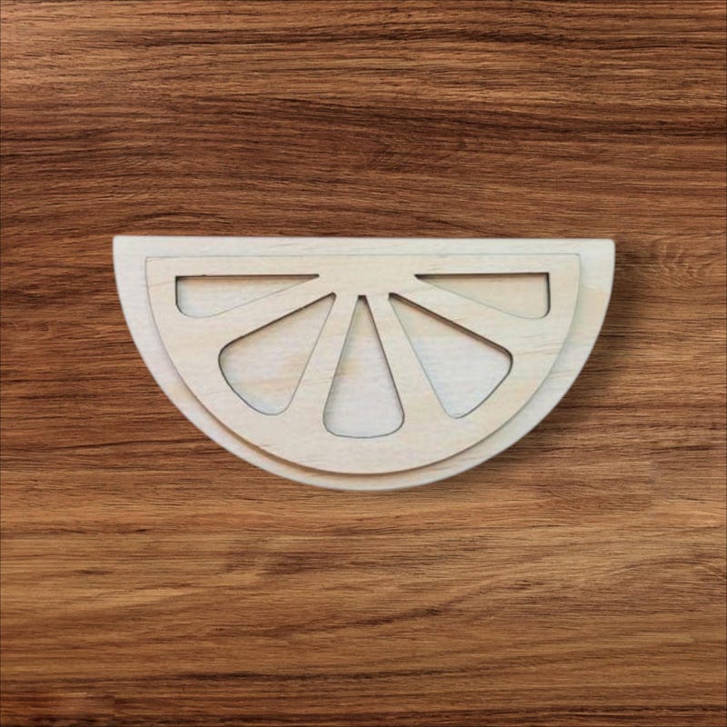 Lemon Wood Cutout - Etsy