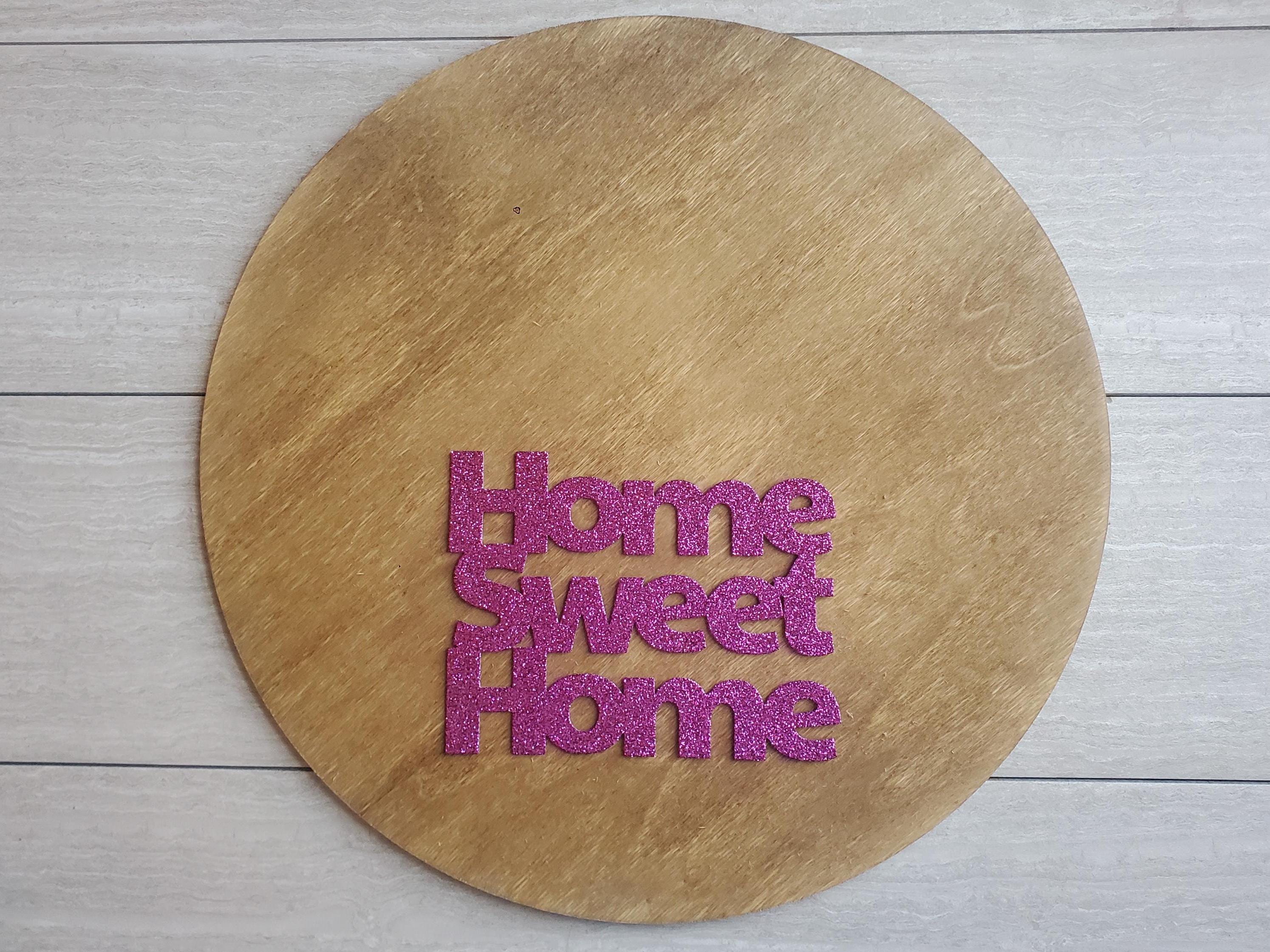 Lightweight Home Sweet Home Word Sign, Laser Cut Craft Shape, EVA Foam ...