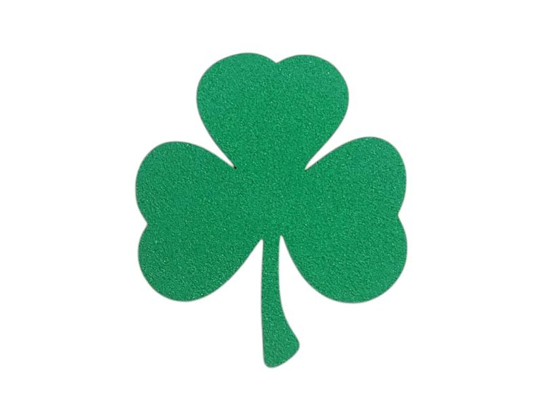 EVA Glitter Foam Clover Cutouts, Shamrock Wreath Attachments ...