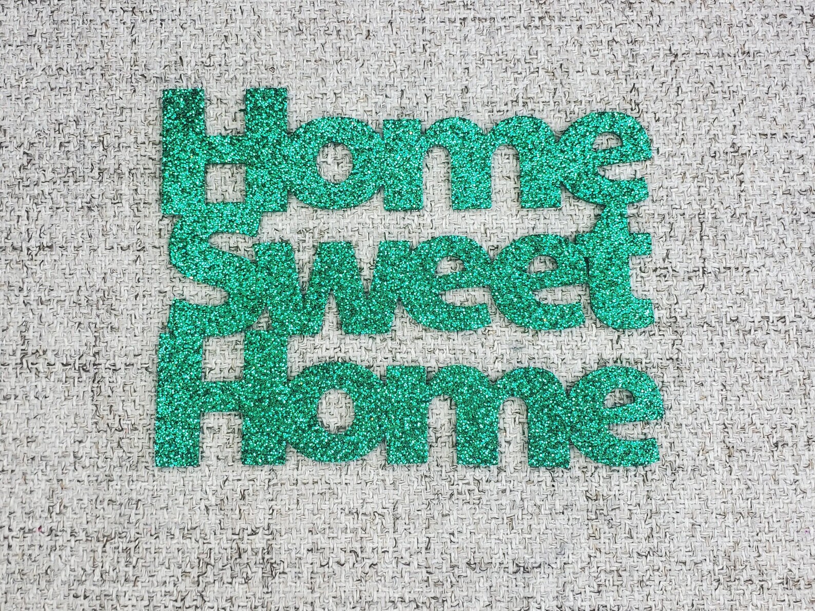 Lightweight Home Sweet Home Word Sign, Laser Cut Craft Shape, EVA Foam ...