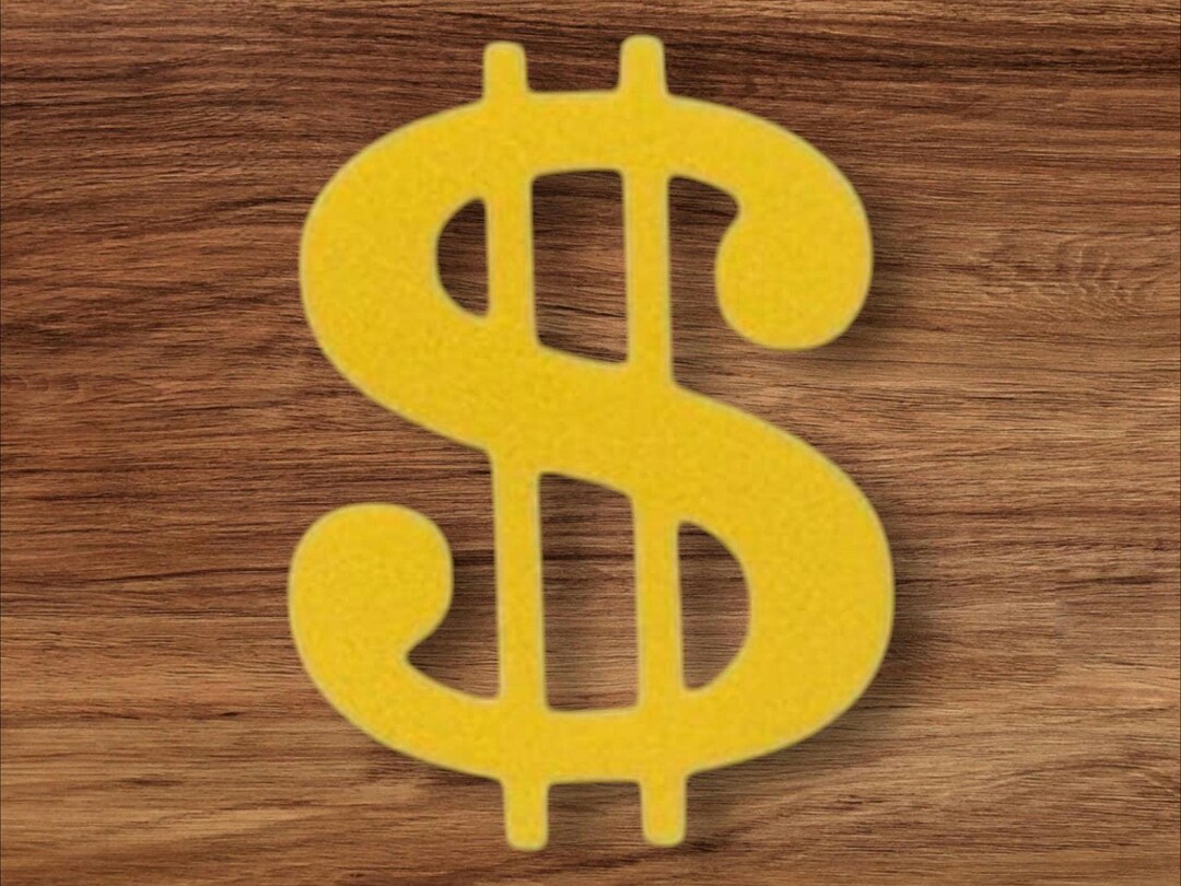 EVA Glitter Foam Dollar Sign Applique,wreath Attachment Embellishment ...