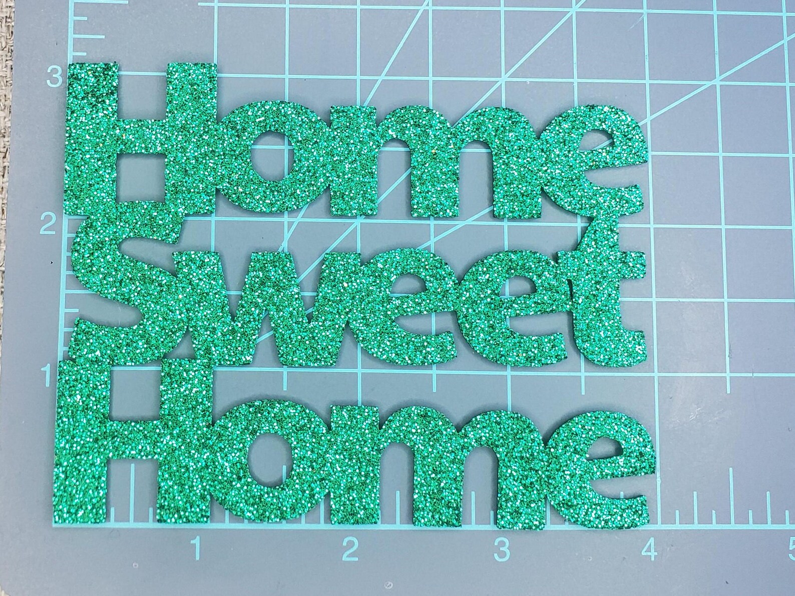 Lightweight Home Sweet Home Word Sign, Laser Cut Craft Shape, EVA Foam ...