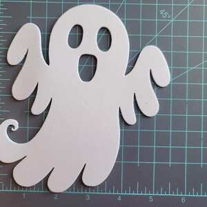 EVA Glitter Foam Friendly Ghost Cutout, Halloween Wreath Attachment ...