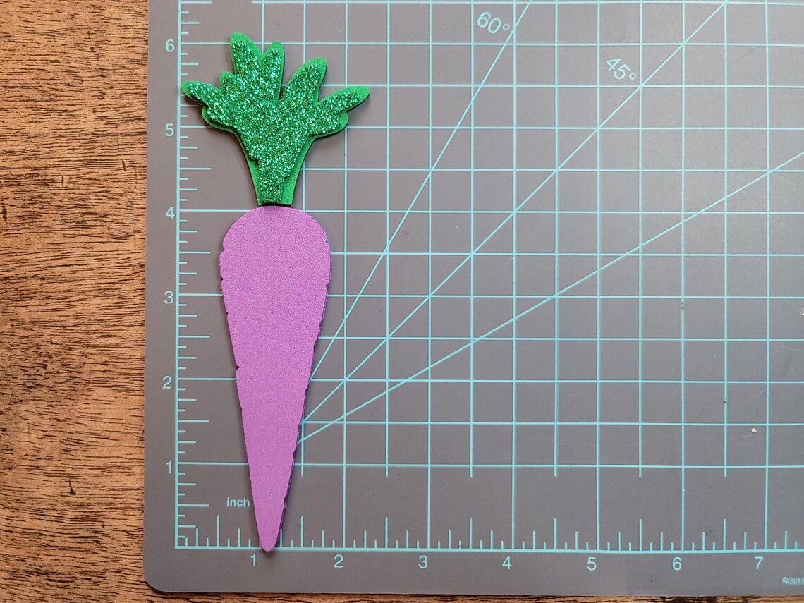 EVA Glitter Foam Carrot Cutouts, Easter Wreath Attachment Embellishment ...