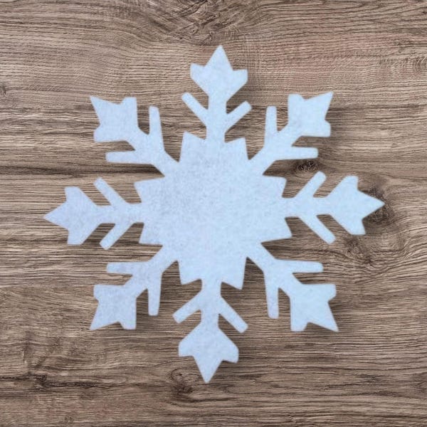 Felt Snowflake - Etsy
