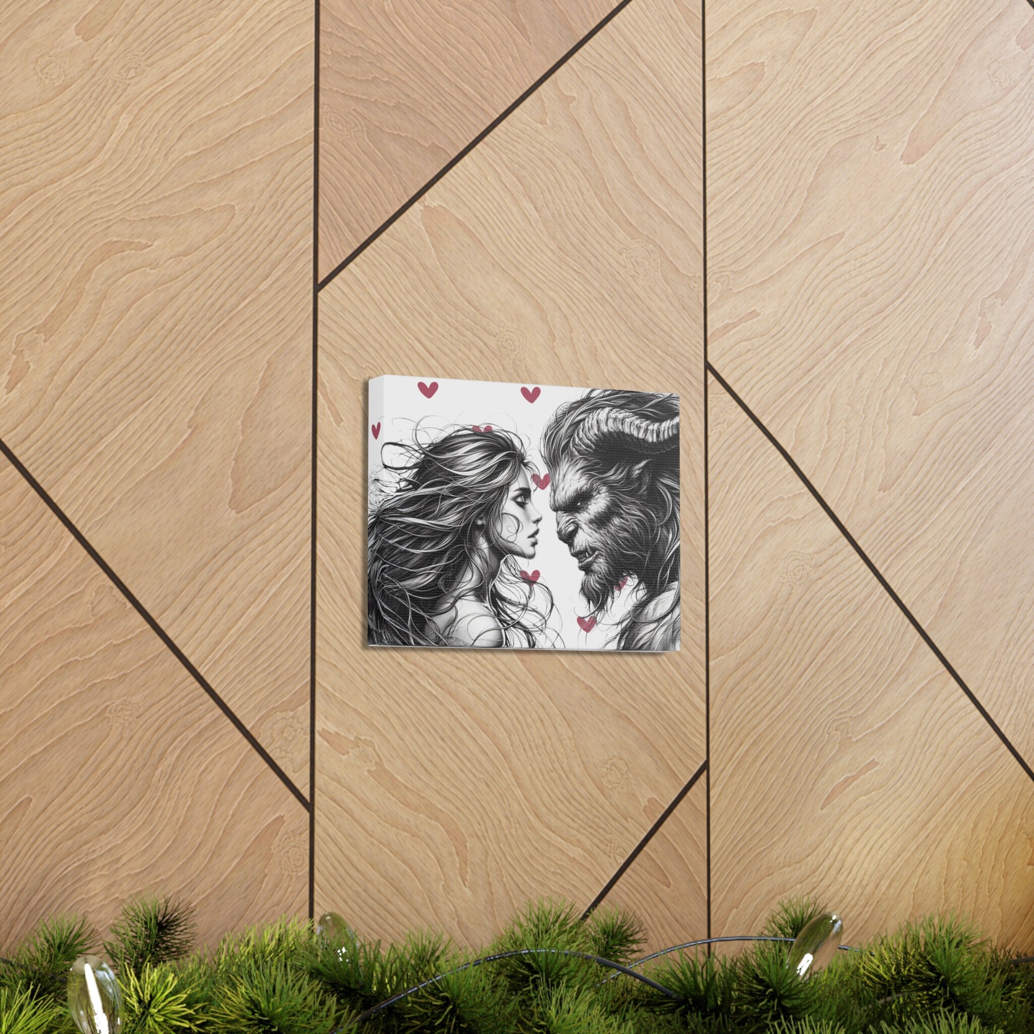 Rebellious Canvas, 17, Love Painting, Couples Romantic Painting, Wall ...