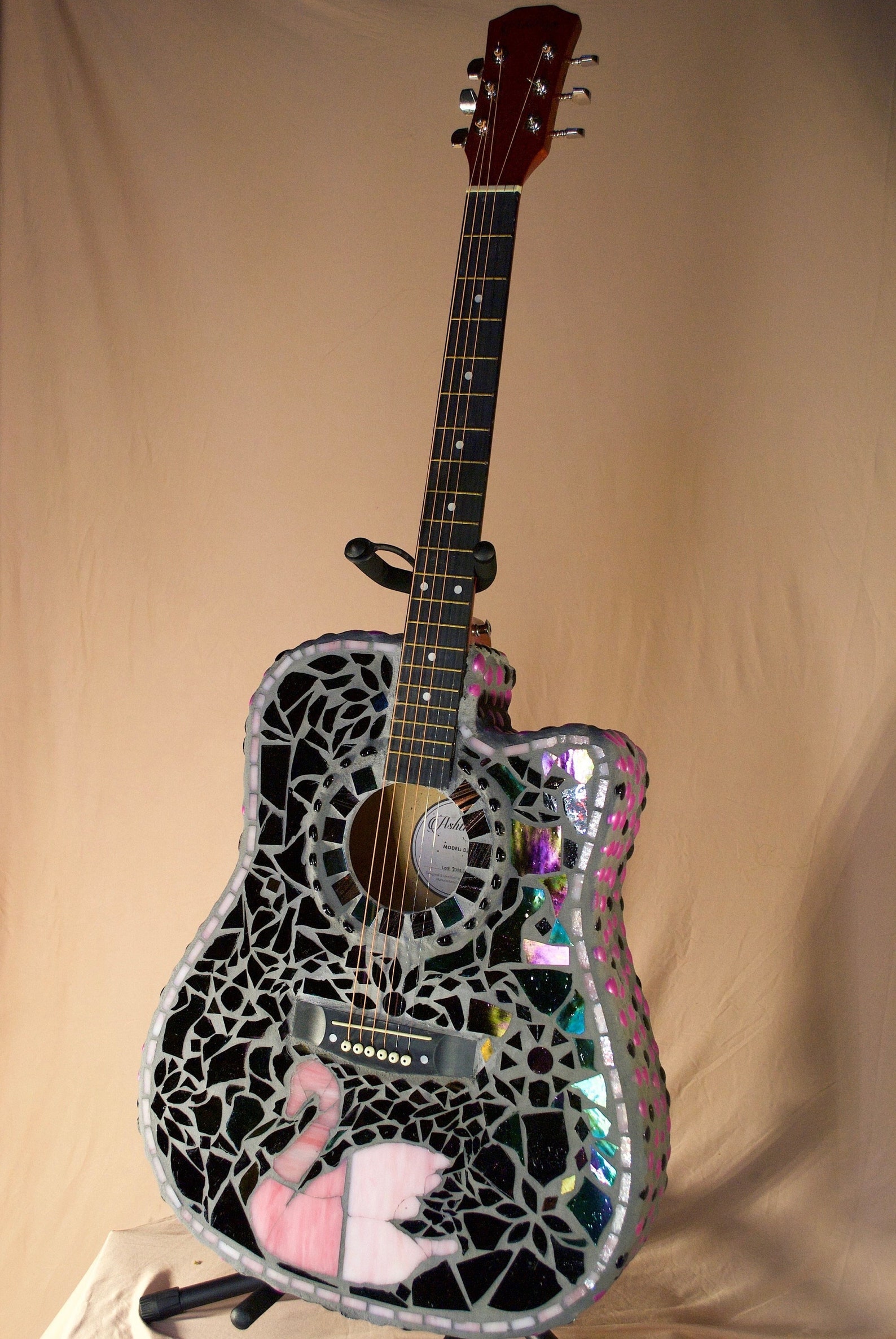 Swan Song Playable Mosaic Guitar - Etsy