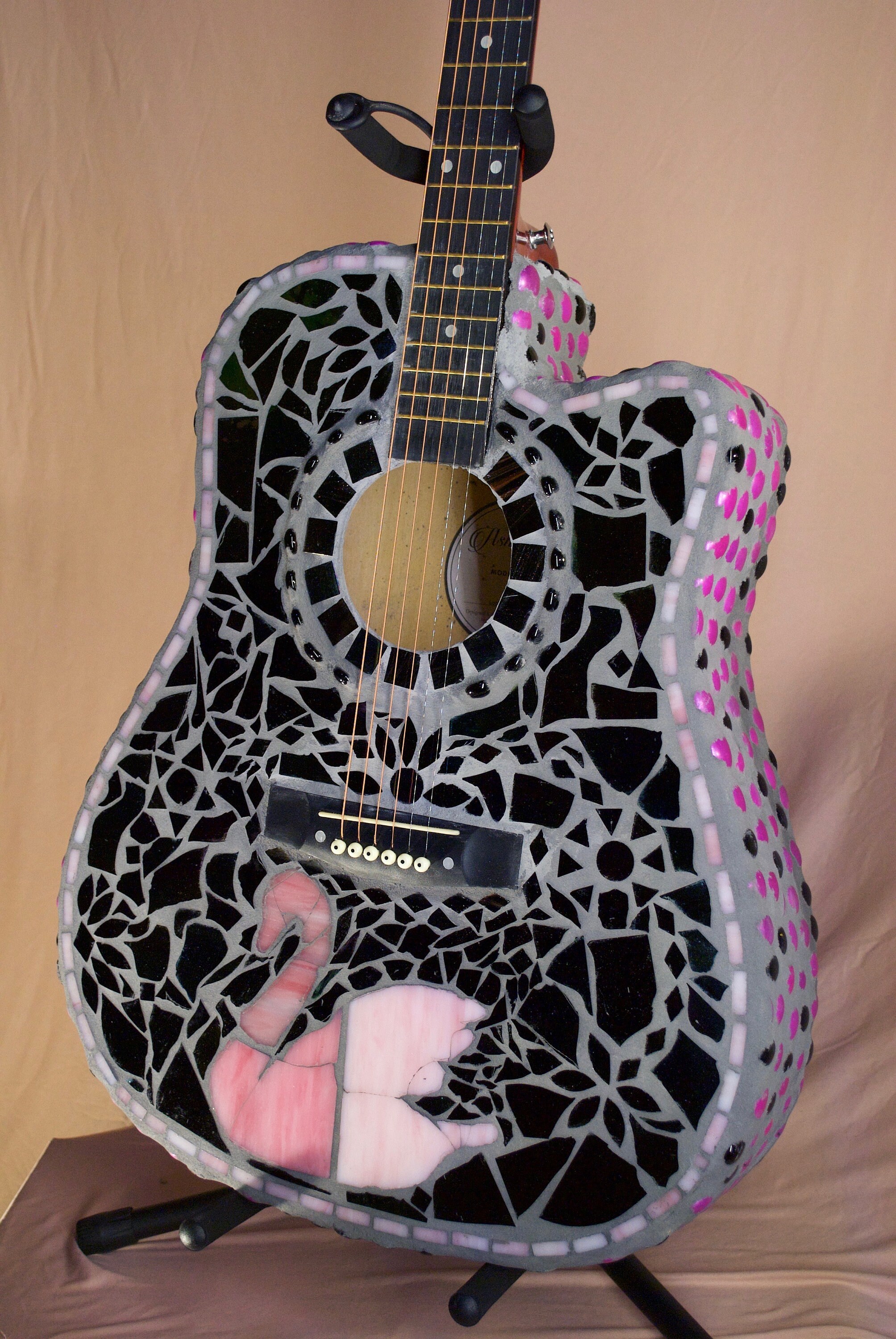 Swan Song Playable Mosaic Guitar - Etsy