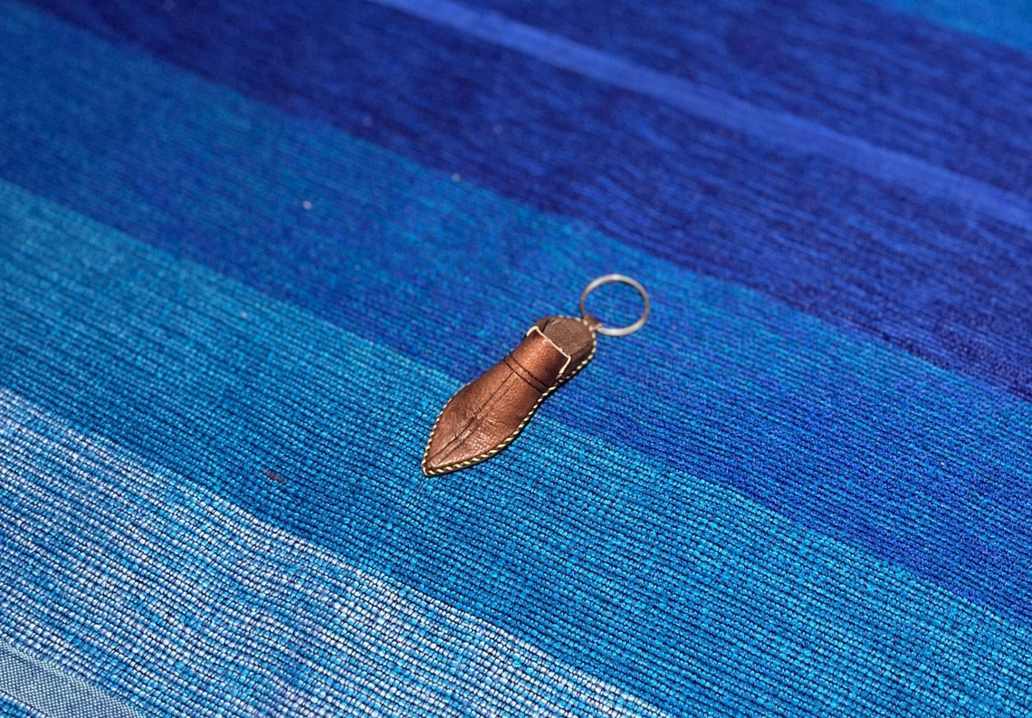 Moroccan Babouche Keychain, Artisanal, Handmade, Authentic Handcrafted ...