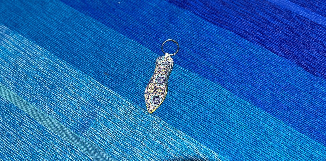 Moroccan Babouche Keychain, Artisanal, Handmade, Authentic Handcrafted ...