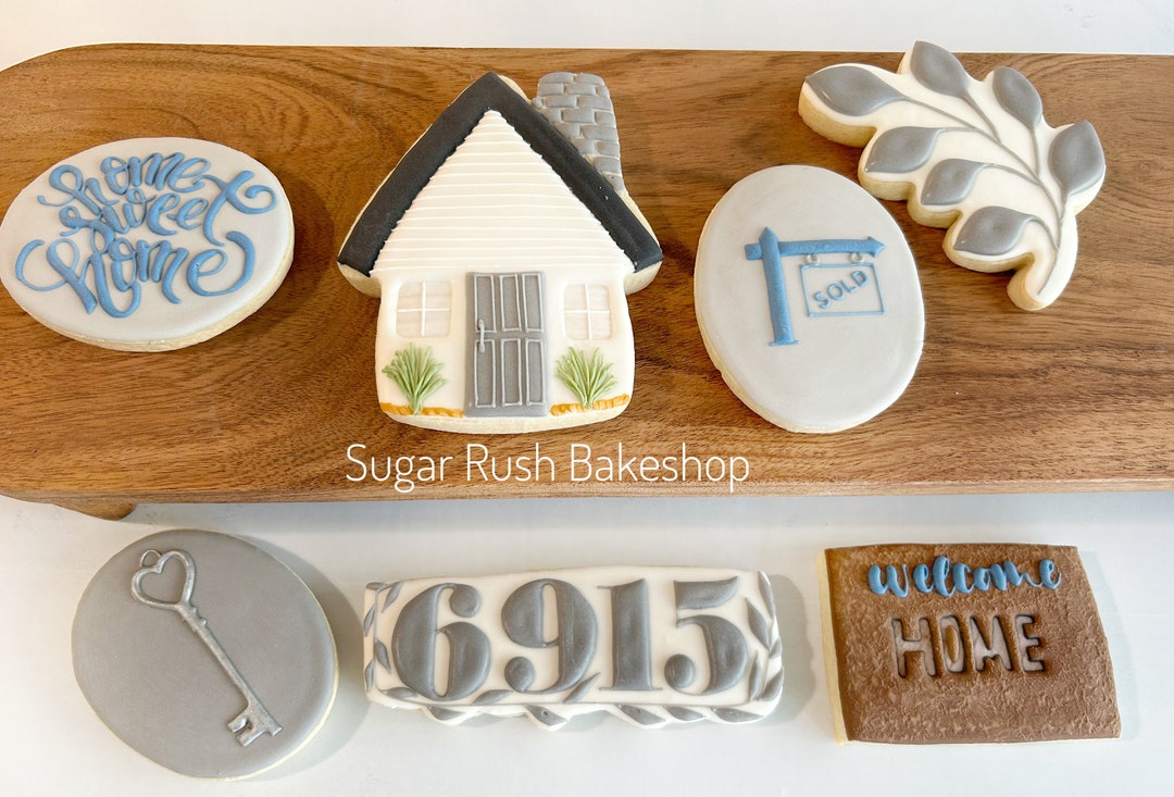 New Home Cookies | One Dozen | Realtor Home Cookies | Real Estate ...