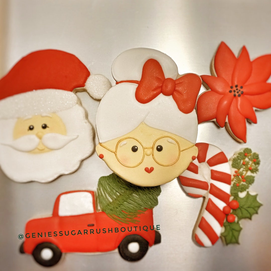 Mrs. Claus Assorted Cookies One Dozen - Etsy