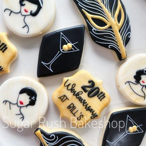 Flapper Cookies Great Gatsby Party Theme Custom - Etsy