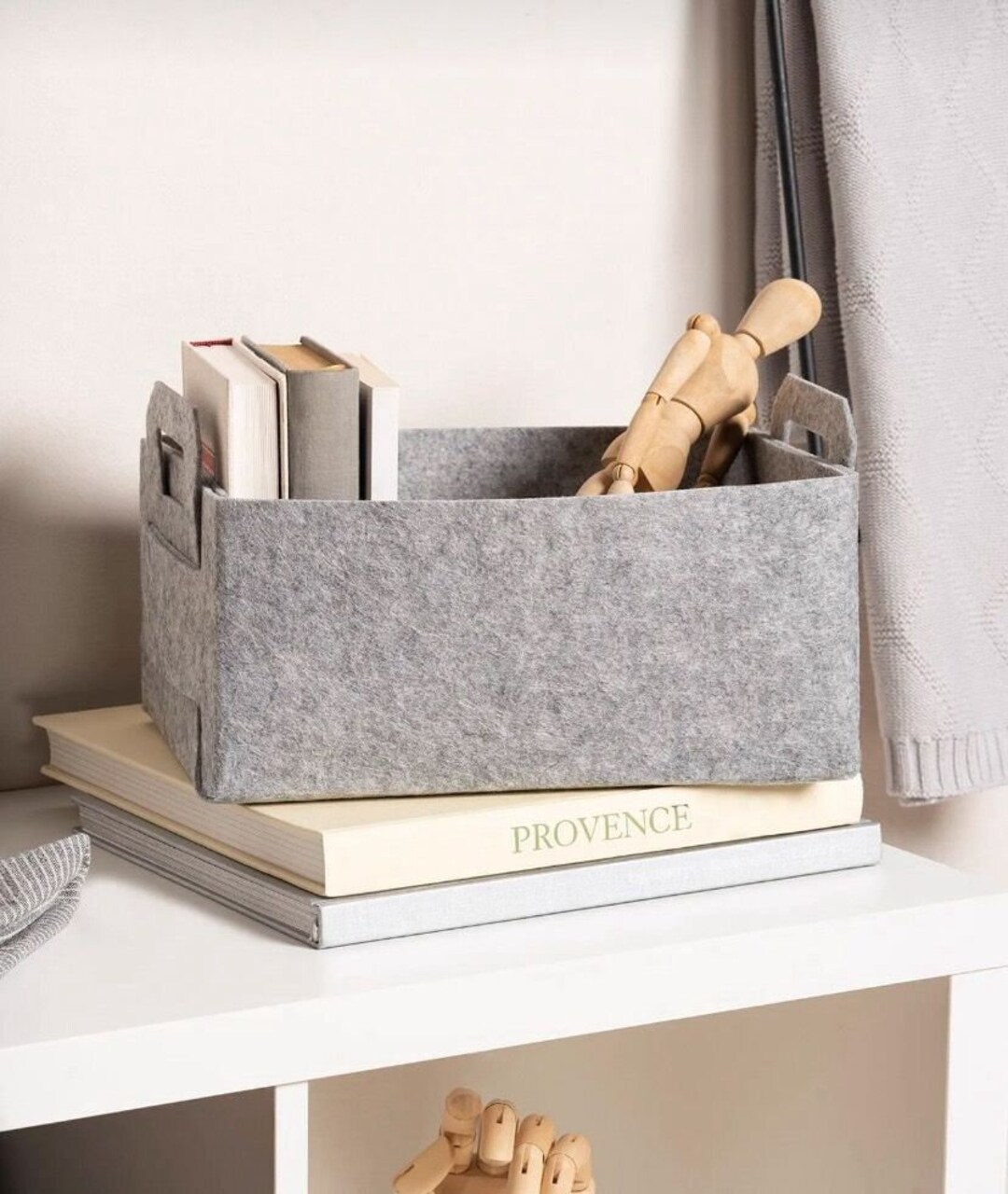 Modern Storage Basket /felt Storage Bin /household Storage Box - Etsy