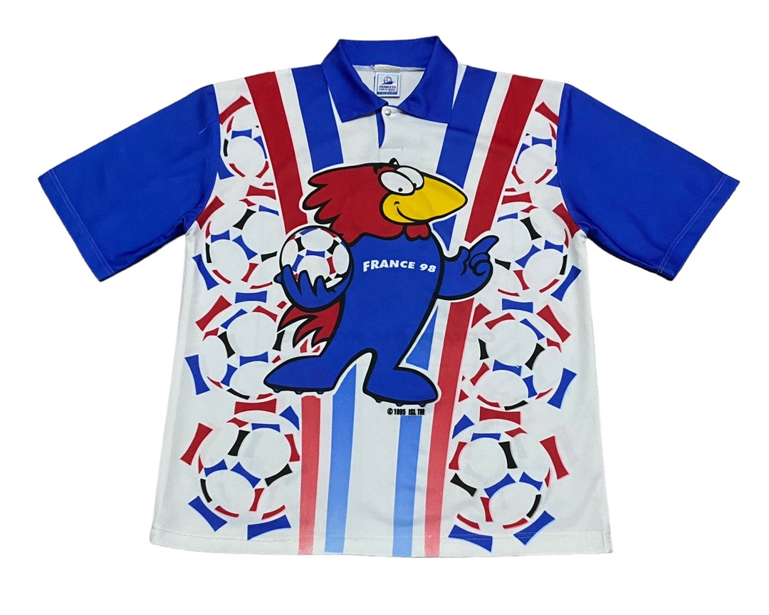 Very Rare Vintage Fifa World Cup France Full Print Jersey 1998s - Etsy