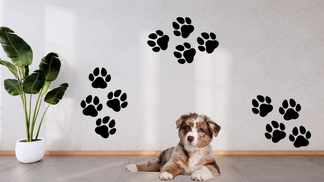 Dog Paw Decals - Etsy