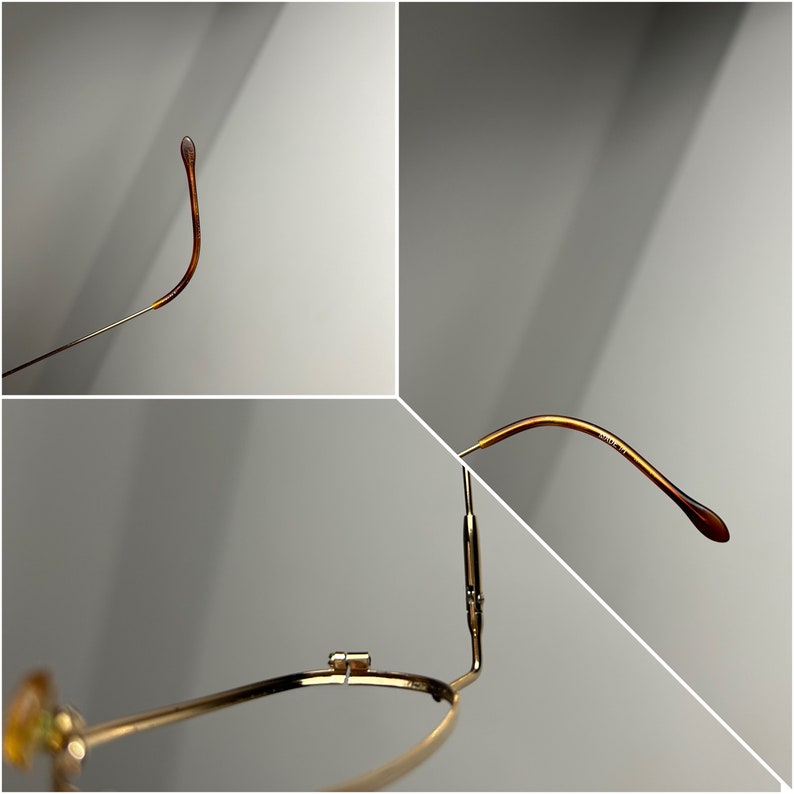 Vintage Gold-plated Eyeglasses Frame Davidoff 1990s With Lenses. Unisex ...