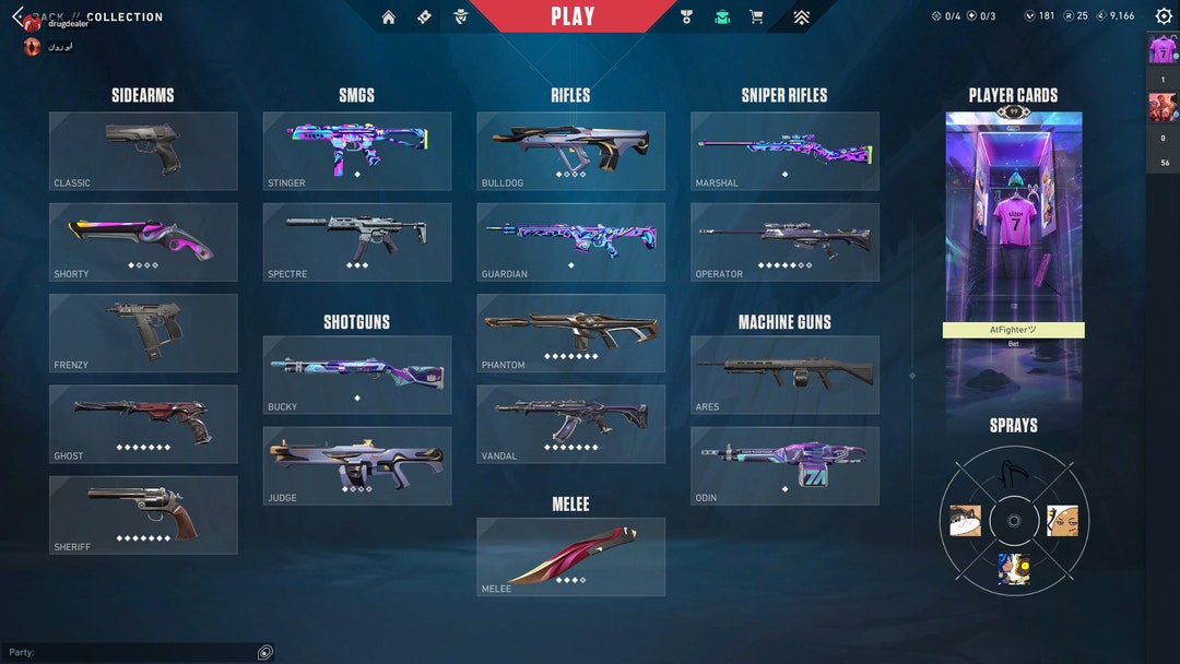 Valorant Europe Gold Account With Pretty Cool Skins Turkey - Etsy