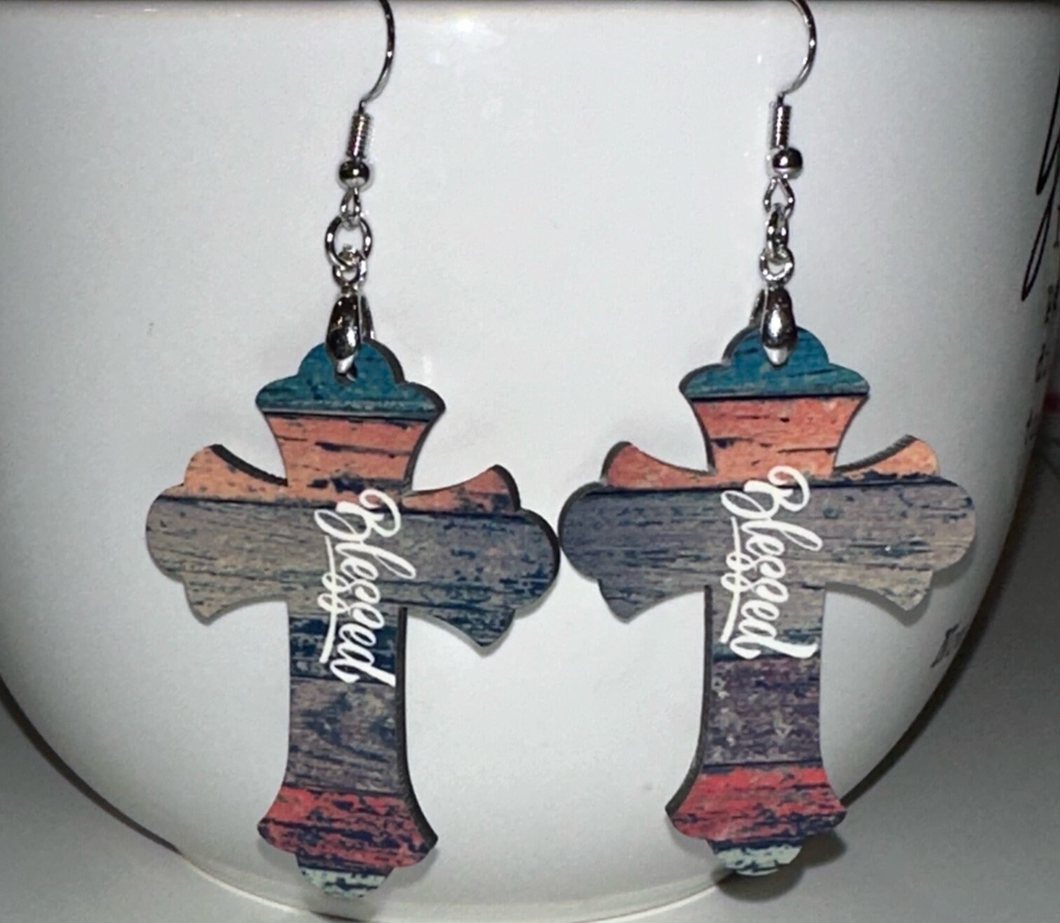 Sublimation Cross Earrings - Etsy
