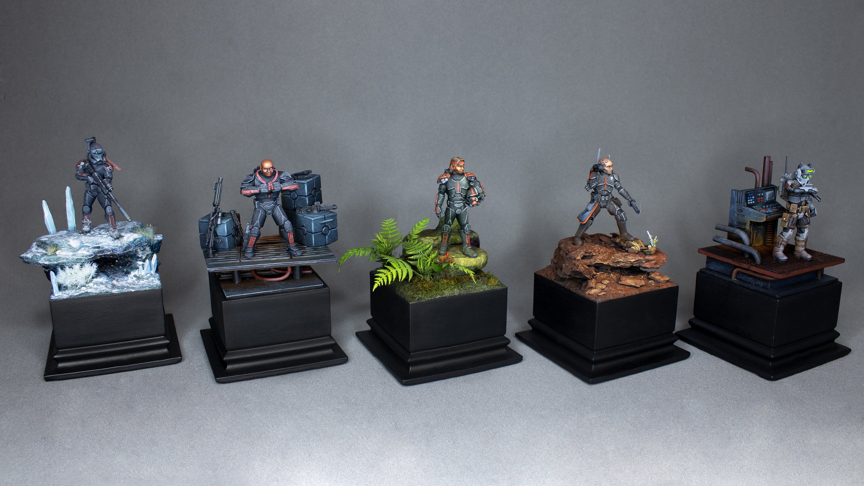 Star Wars the Bad Batch Miniatures. Pro Painted. - Etsy