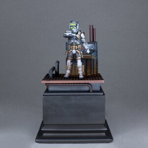 Figures of the Clone Force 99, the Bad Batch, and Omega. Star Wars Mini ...