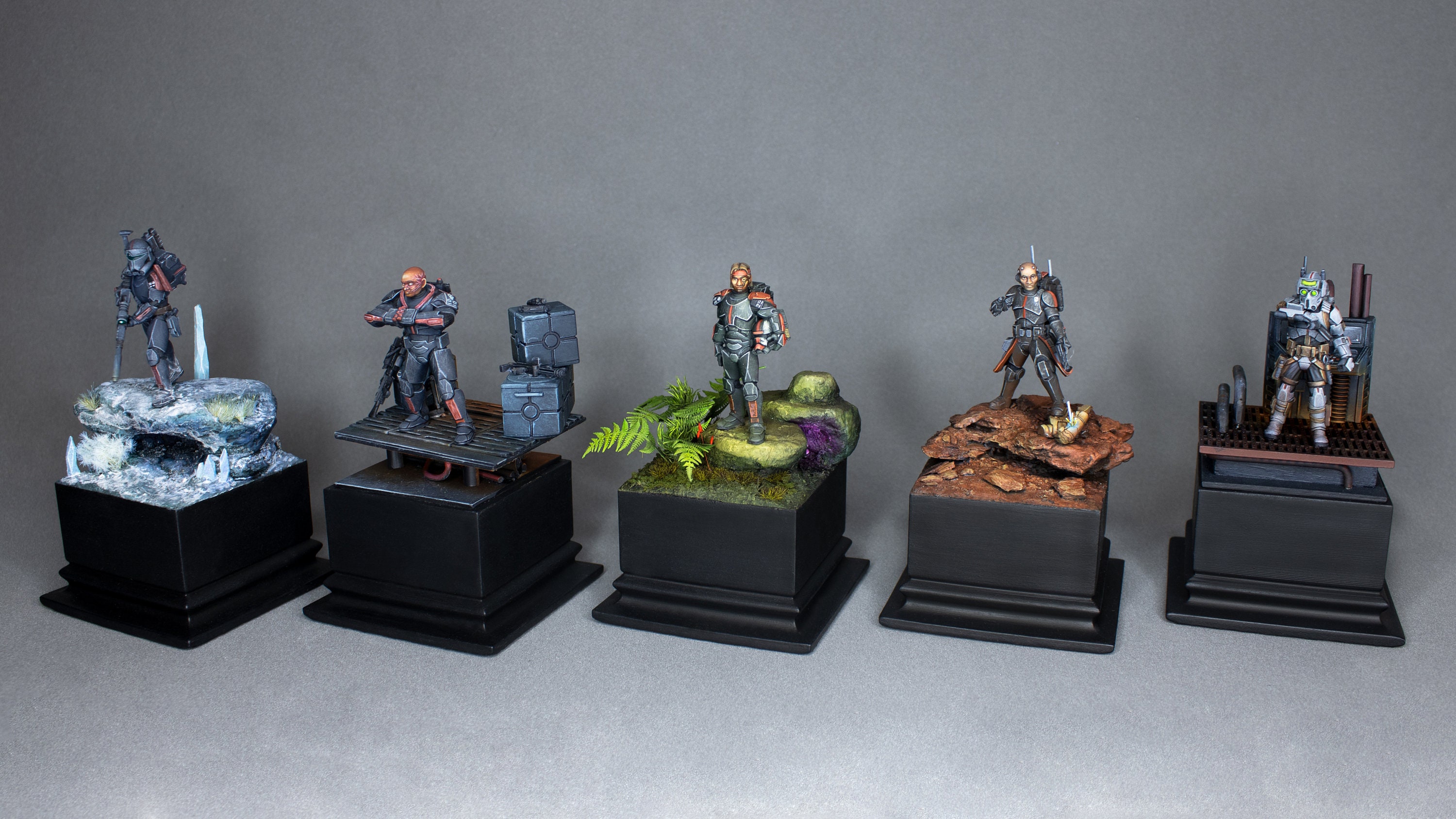 Star Wars the Bad Batch Miniatures. Pro Painted. - Etsy