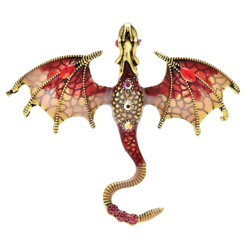 Dragon Brooch - Etsy