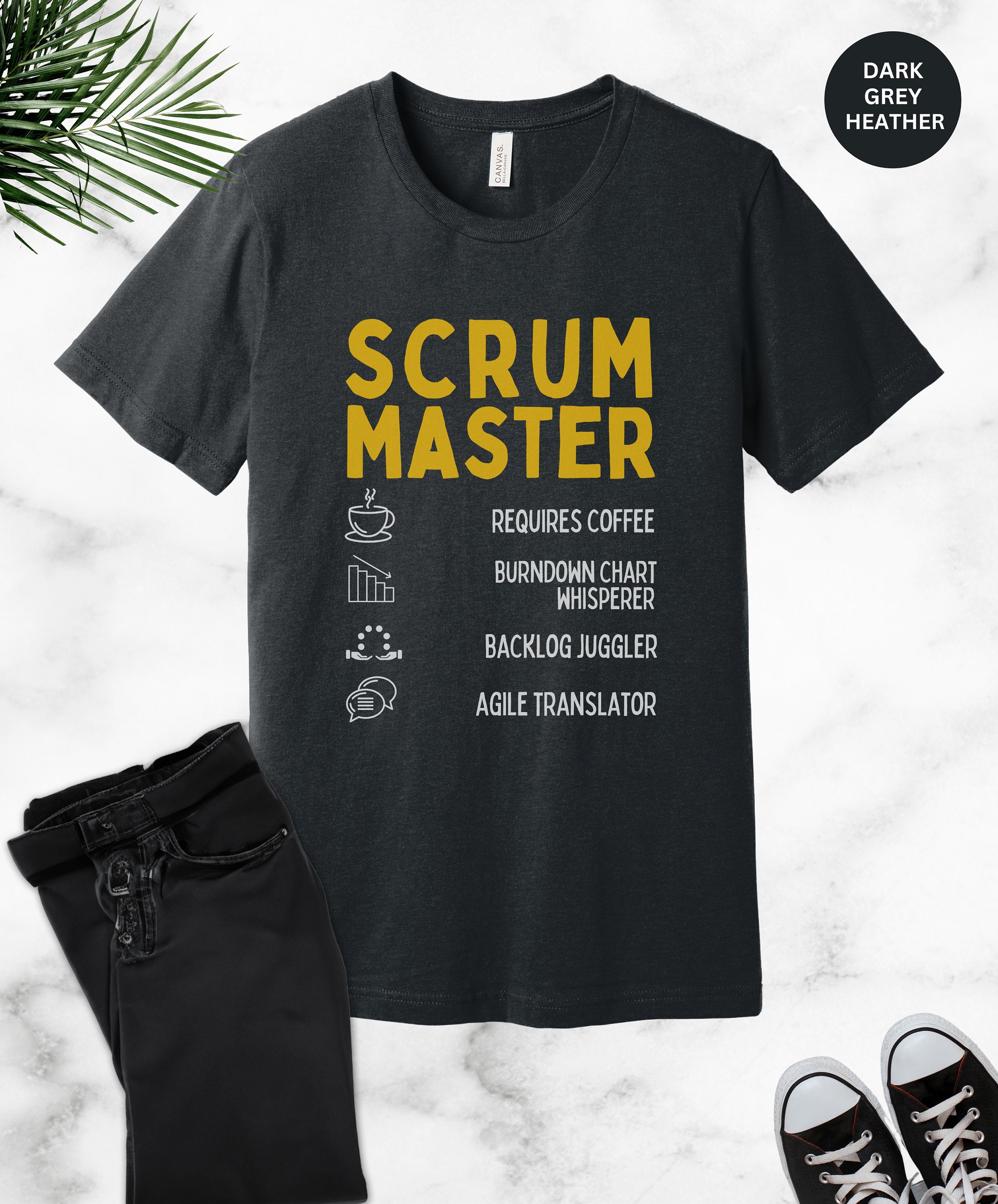 Funny Scrum Master Shirt, Scrum Master Traits Shirt, IT Project Manager ...