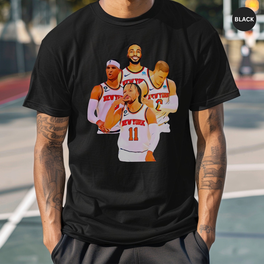 Nova Knicks Shirt, Brunson Bridges Hart Divincenzo Shirt, New York ...