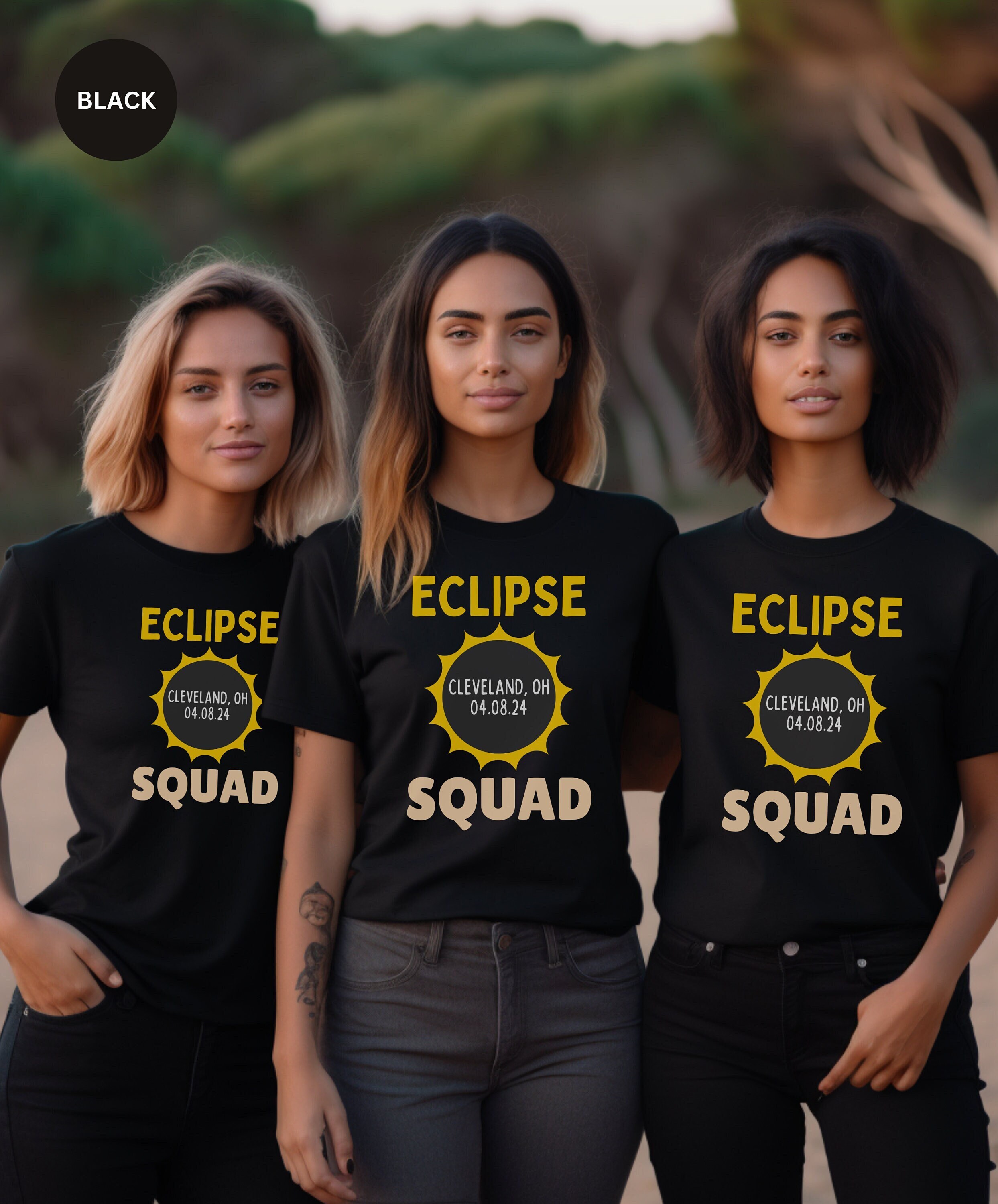Total Eclipse 2024 Ohio Shirt, Solar Eclipse Squad Tshirt, Solar ...