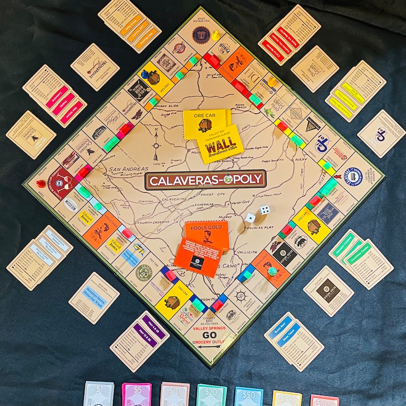 Limited Edition: Calaveras-opoly - Monopoly Board Game for Calaveras ...
