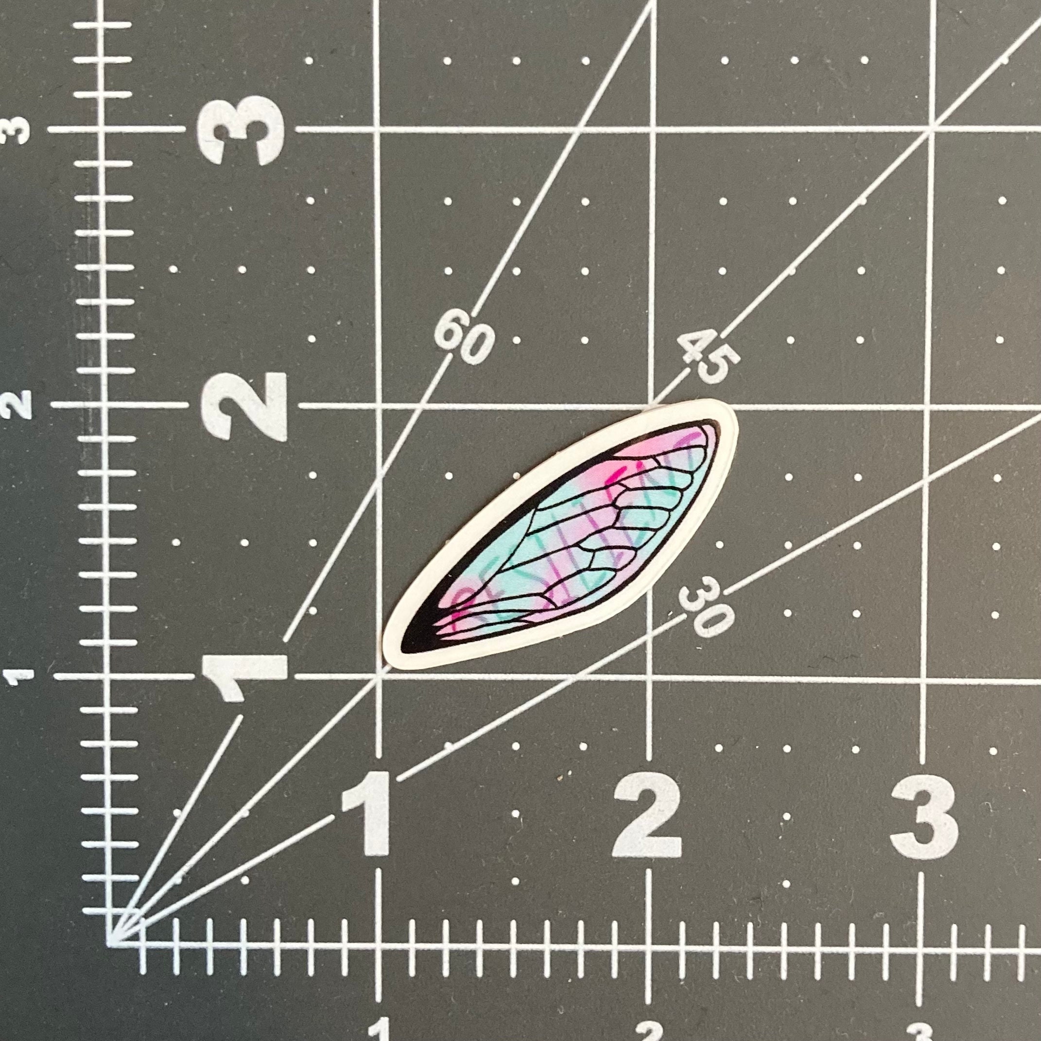 Cicada Wing Sticker - Resilient - Durable Vinyl Sticker - Etsy
