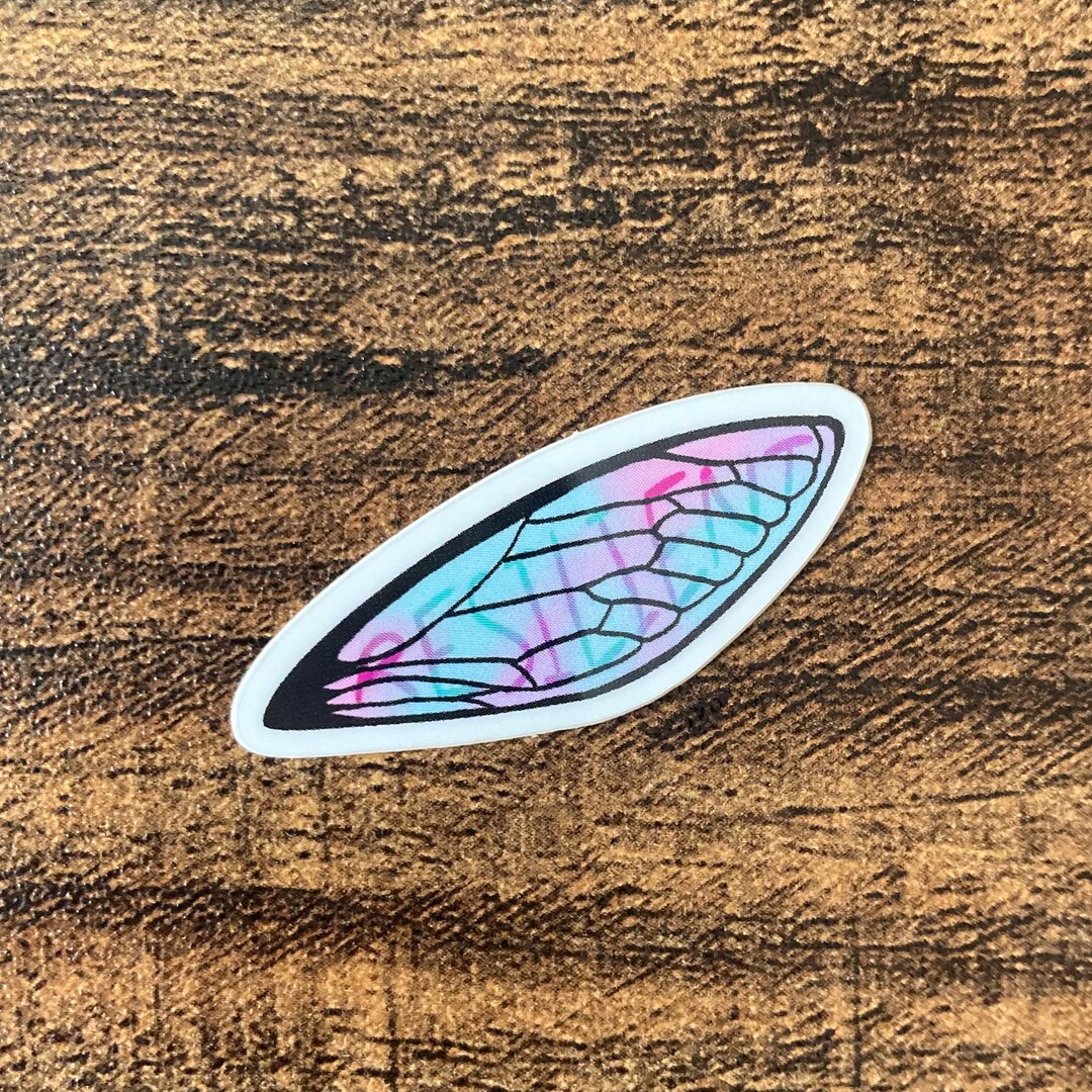 Cicada Wing Sticker - Resilient - Durable Vinyl Sticker - Etsy