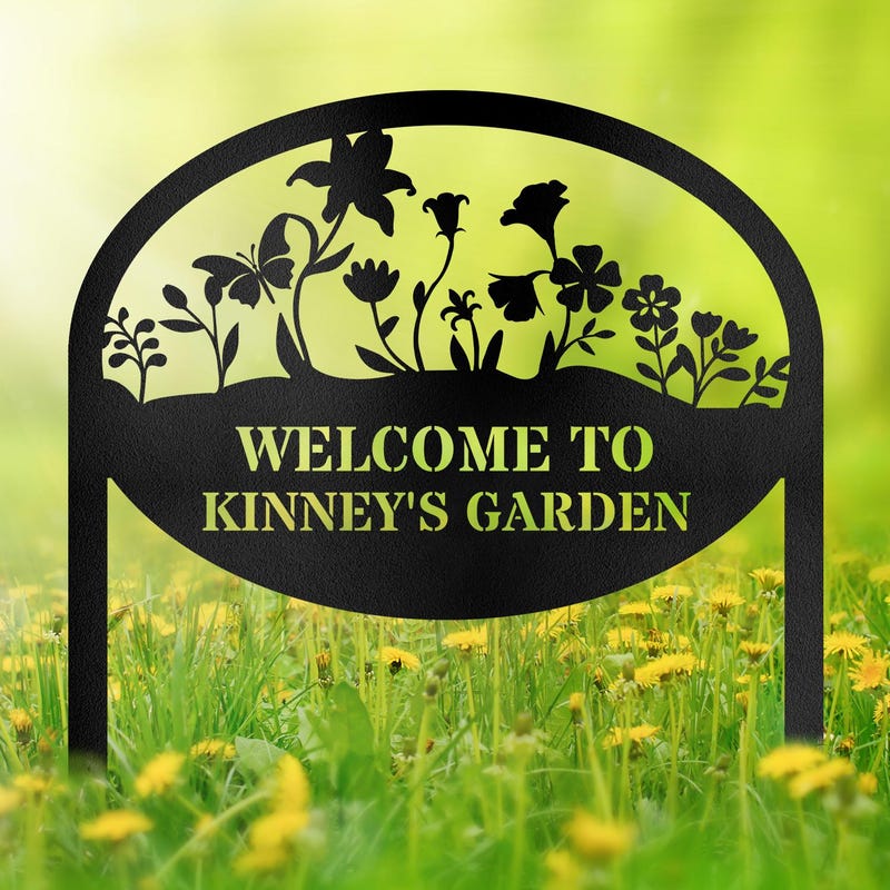 Personalized Garden Signs - Etsy