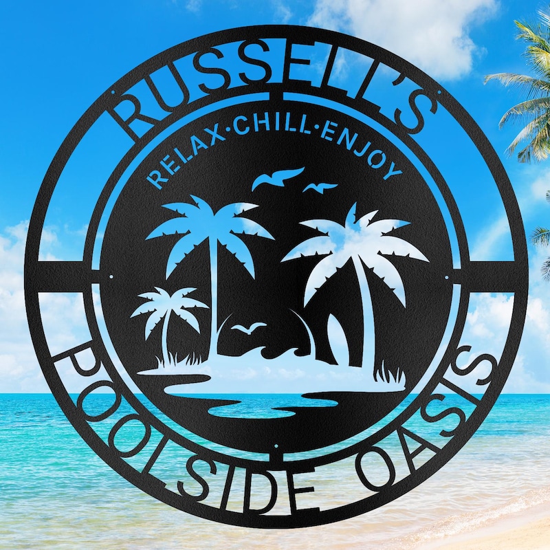 Large Beach Themed Art - Etsy