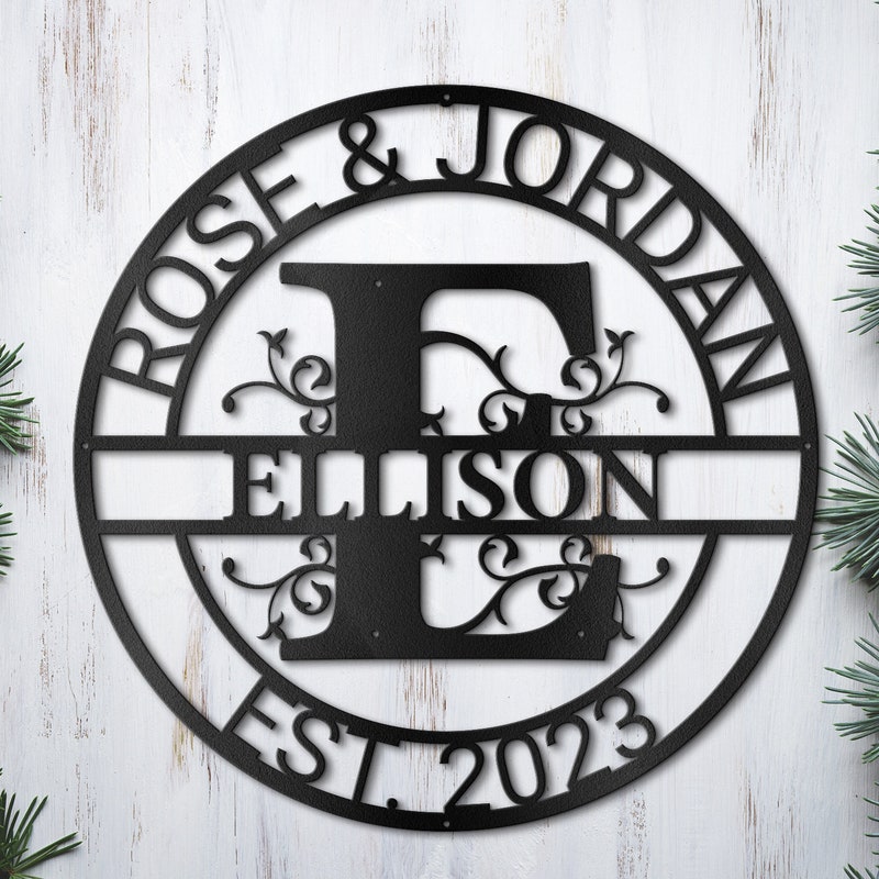 Metal Name Sign - Etsy