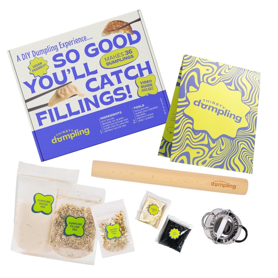 Pan Fried DIY Dumpling Making Kit - A Perfect Gift for Food Lovers and ...