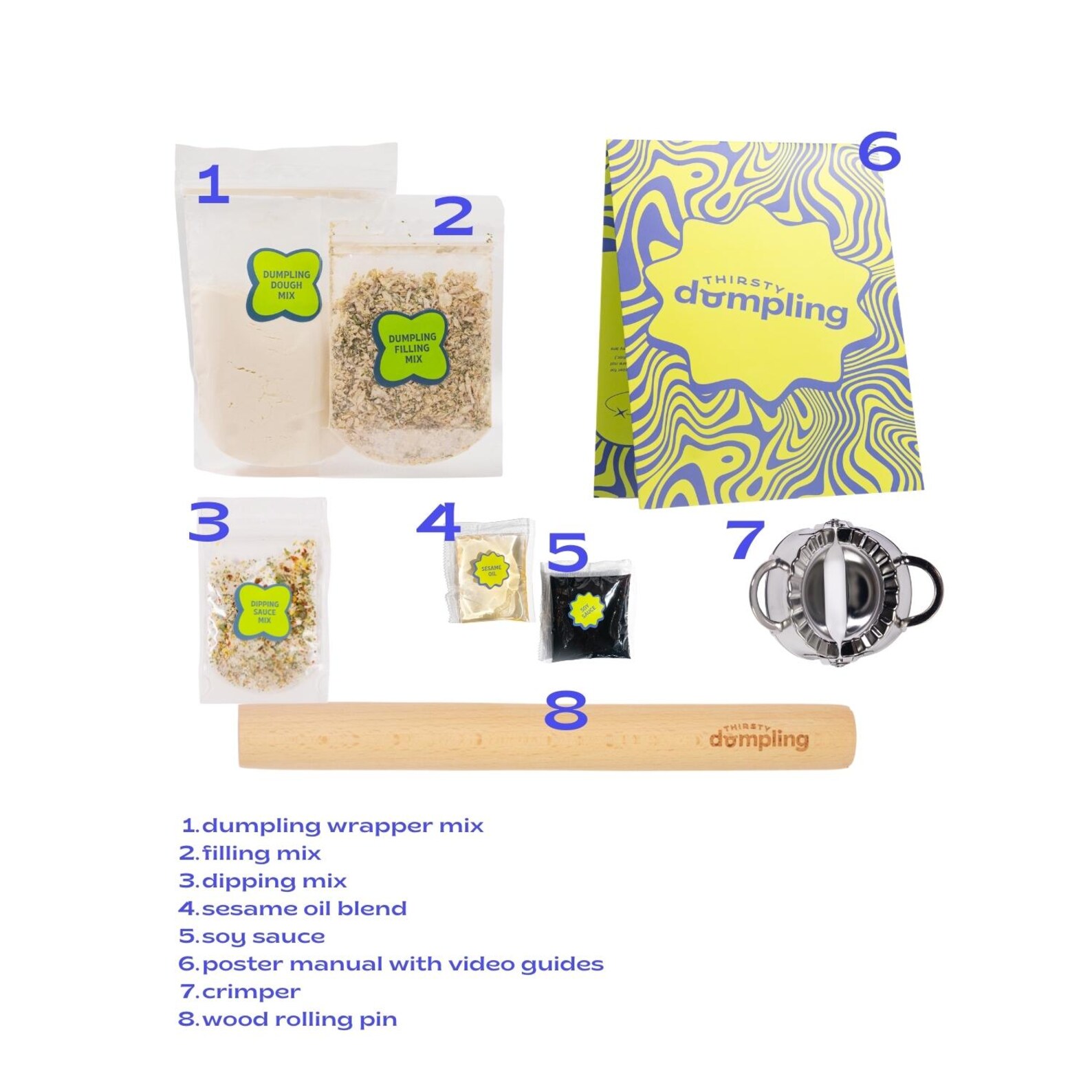 Pan Fried DIY Dumpling Making Kit - A Perfect Gift for Food Lovers and ...