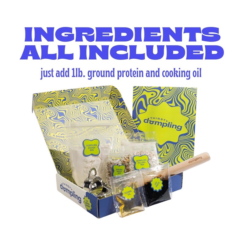 Pan Fried DIY Dumpling Making Kit - A Perfect Gift for Food Lovers and ...